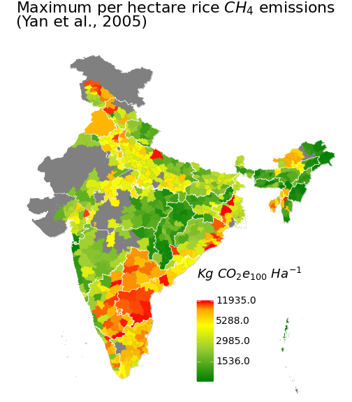 Potential for reducing greenhouse gas emissions from cropland in India: where, Which(crop), and ...